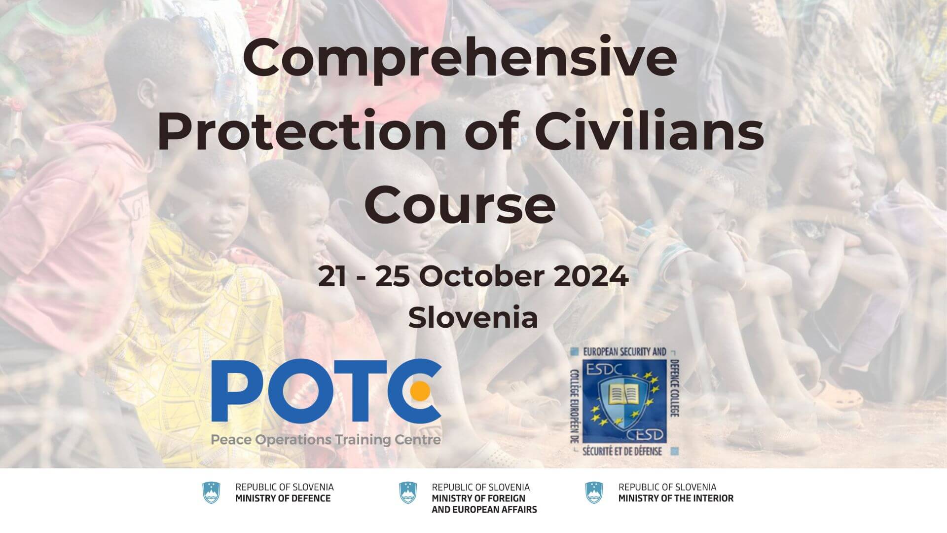 Comprehensive Protection of Civilians Training, Oct. 21-25